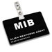 MIB Men in Black ID Badge Set of 2 PVC Card Lanyard Cosplay Halloween ...