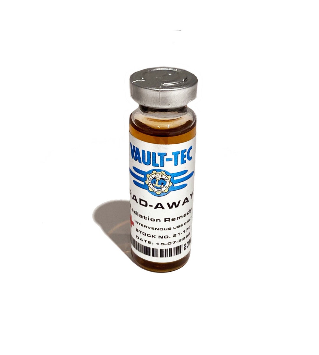 Fallout Vault-tec Rad Away Serum Vial Prop Replica V2 - Etsy