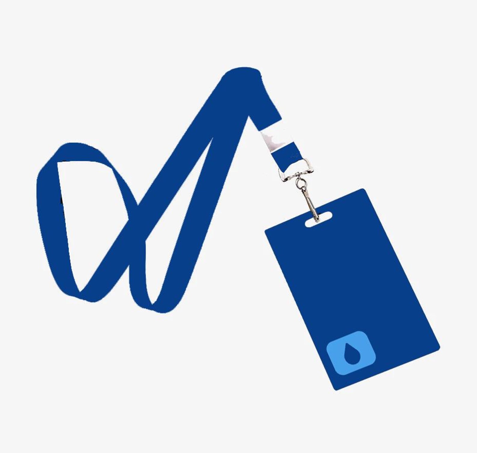 Severance Lumon Industries Keycard ID Badge Blue PVC Card Lanyard ...