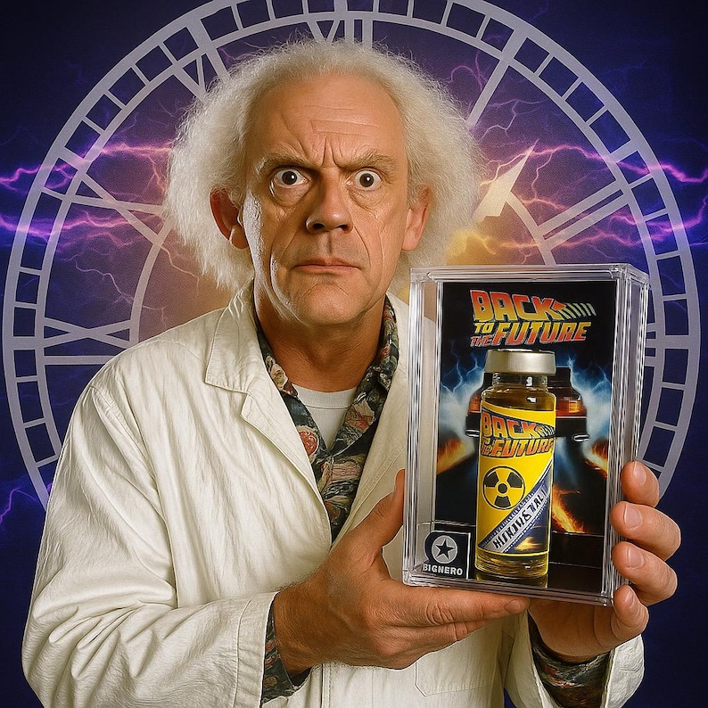 Back to the Future Plutonium Sample Vial Bottle With Display ...