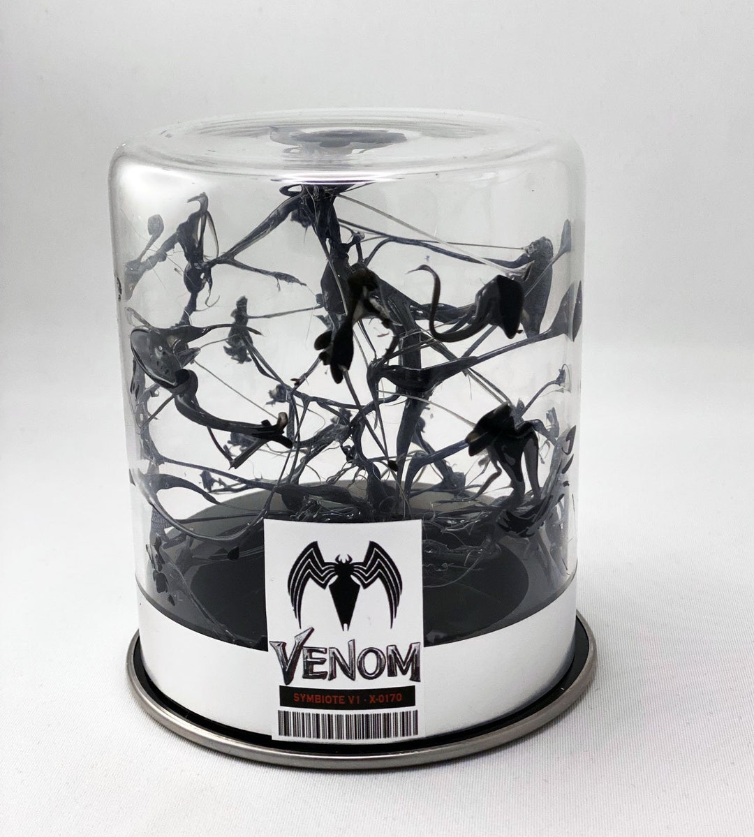Venom Symbiote Movie Prop Large Glass Dome Display - Etsy