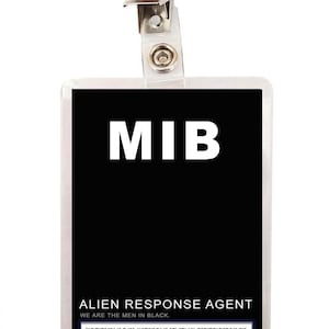 MIB Men in Black ID Badge Cosplay Halloween Costume - Etsy
