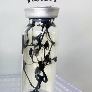 Venom Symbiote Vial Life Foundation Symbiote Movie Prop in a Bottle - Etsy