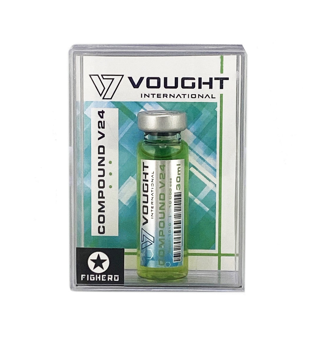 The Boys Compound V24 Serum Vial Bottle With Display Collectable Box ...
