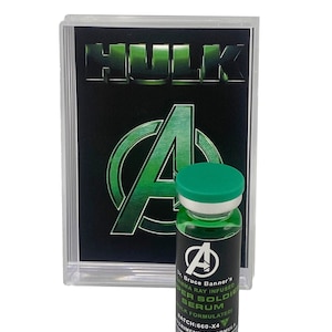 Hulk Super Soldier Serum Vial Bottle With Display Collectable Box Prop ...