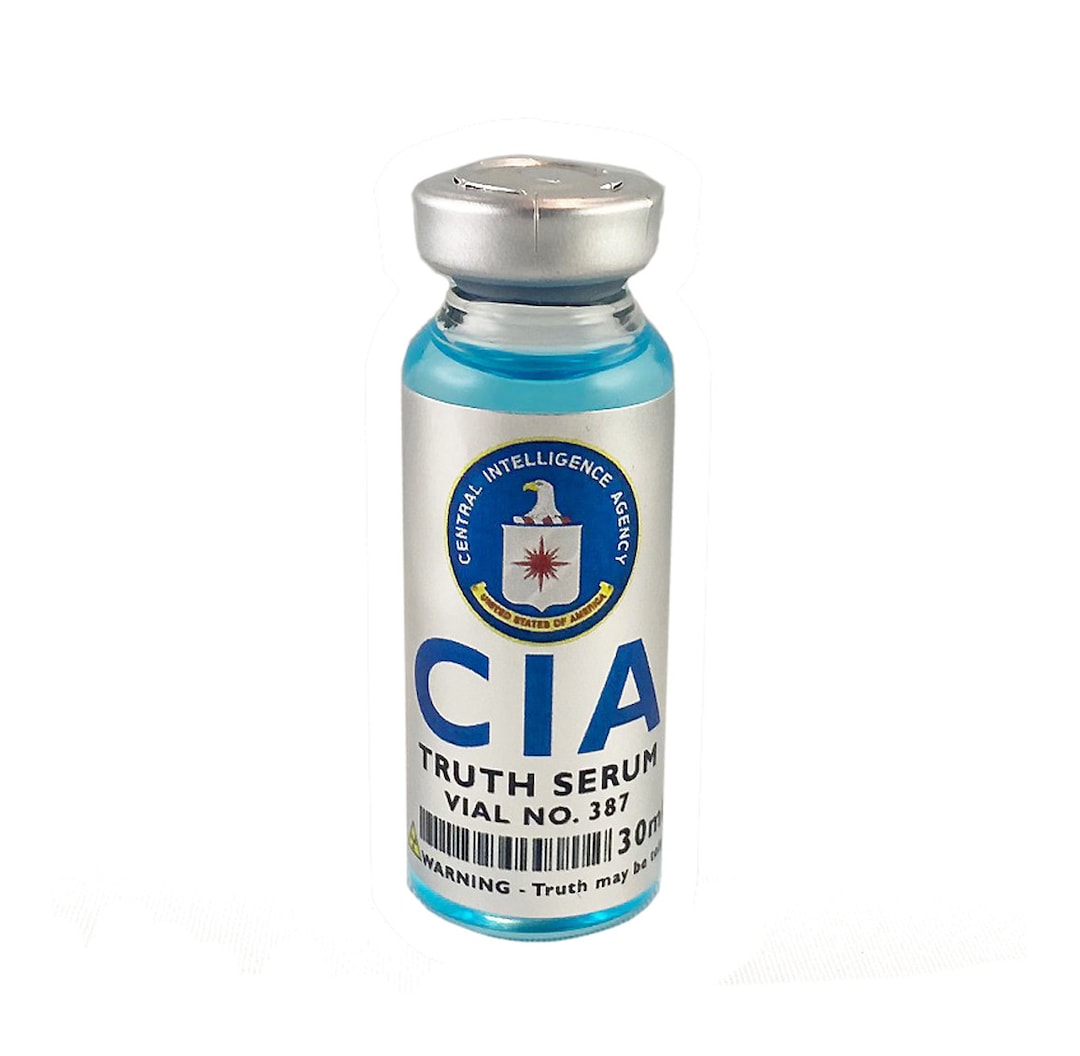 CIA Truth Serum Vial 30ml - Etsy
