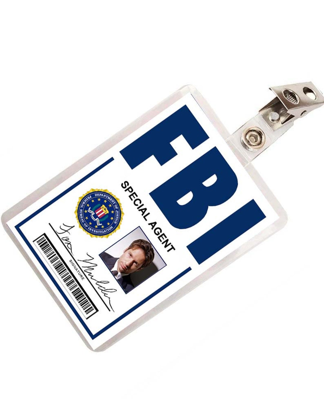 X Files Fox Mulder ID Badge Halloween Costume - Etsy