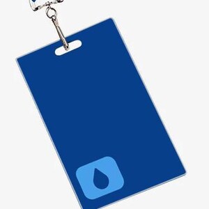 Severance Lumon Industries Keycard ID Badge Blue PVC Card Lanyard ...