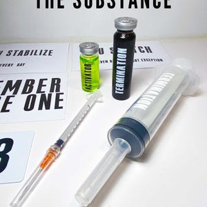 The Substance Activator & Termination Serum Vial Bottles With Syringe ...