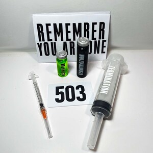 The Substance Activator & Termination Serum Vial Bottles With Syringe ...