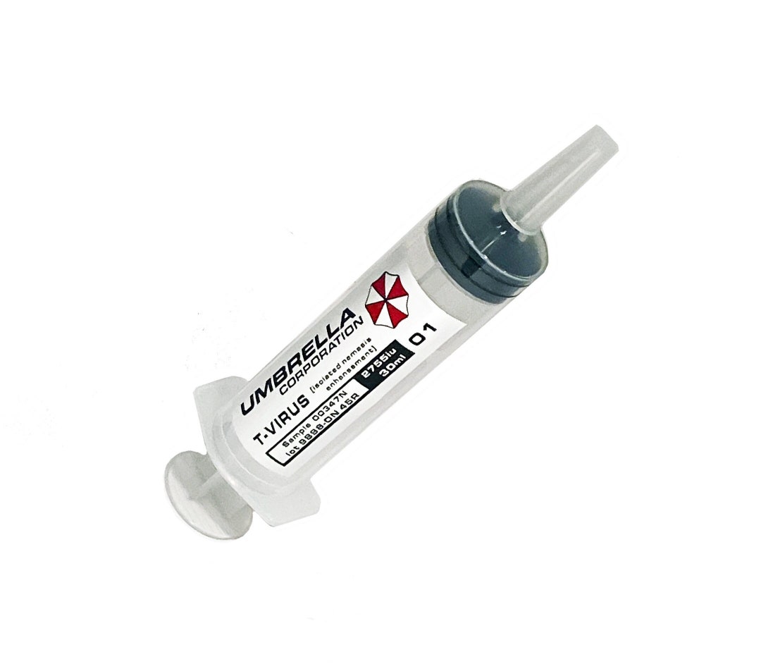 Resident Evil Umbrella Corporation T-virus Syringe Prop Replica for ...