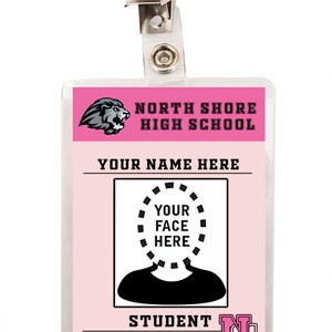 Custom Mean Girls High School ID Badge Costume Name Tag Prop Add Your ...