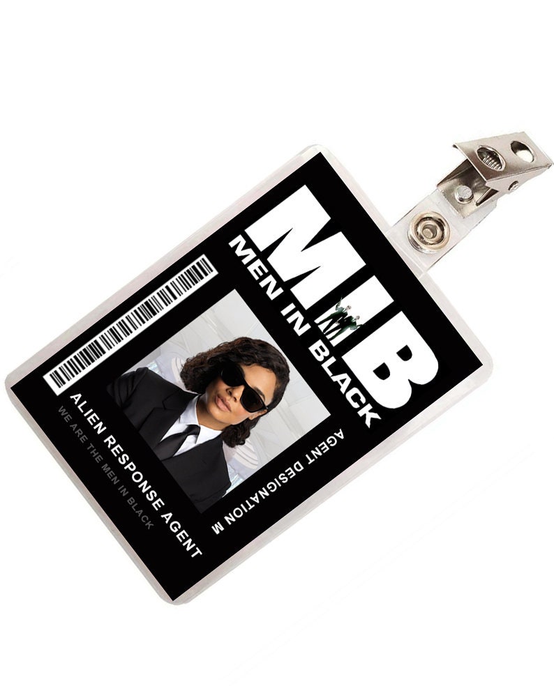 MIB Men In Black Agent M Badge Costume Cosplay Targhetta con nome ...