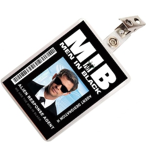 MIB Men in Black Agent H Badge Cosplay Costume Name Tag Halloween - Etsy