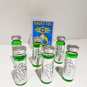 Fallout Vault-tec Not Food Serum Vial Prop Replica - Etsy