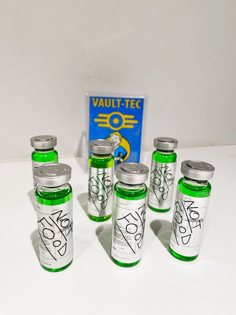 Fallout Vault-tec Not Food Serum Vial Prop Replica - Etsy