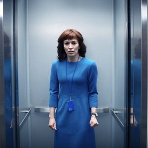 Severance Keycard ID Badge Blue PVC Card Lanyard Cosplay Costume - Etsy