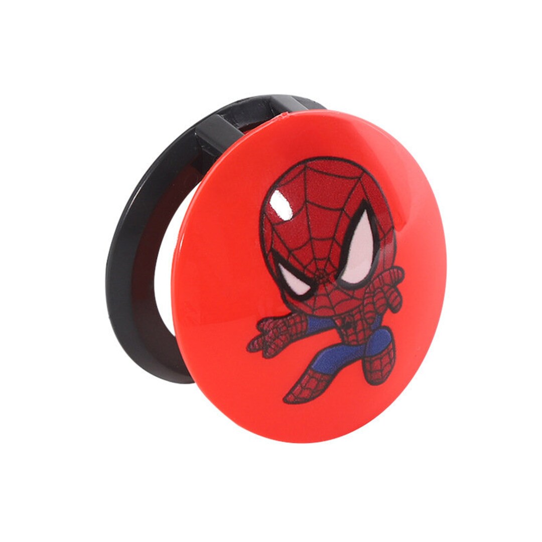 Spiderman Character Round Plastic Avengers Marvel Push Start Stop ...
