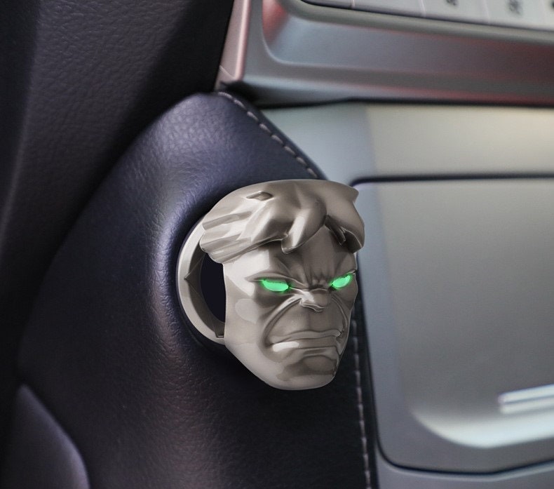 Hulk Avengers Marvel Alloy Push Start Stop Button Cover, Universal ...