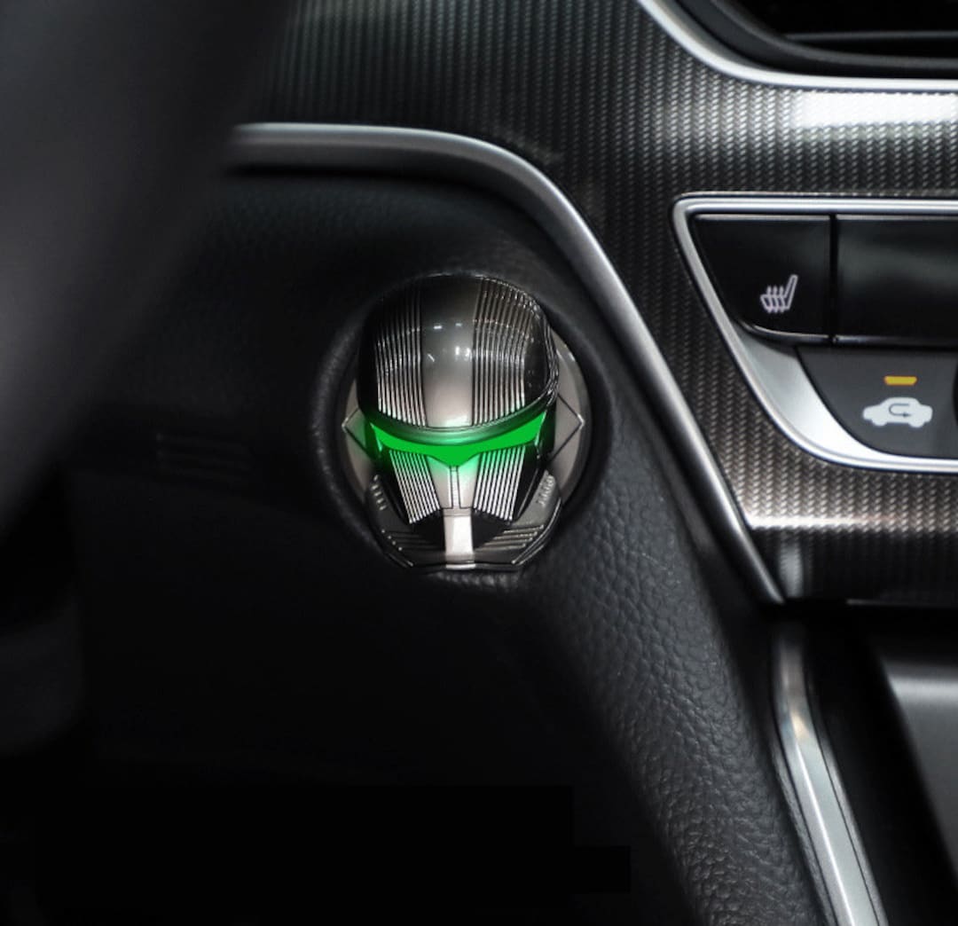 Stormtrooper Star War Alloy Push Start Stop Button Cover, Universal ...