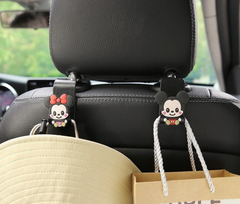 Mickey Mouse and Minnie Mouse Car Hook, Car Seat Back Hook, Car Hook ...