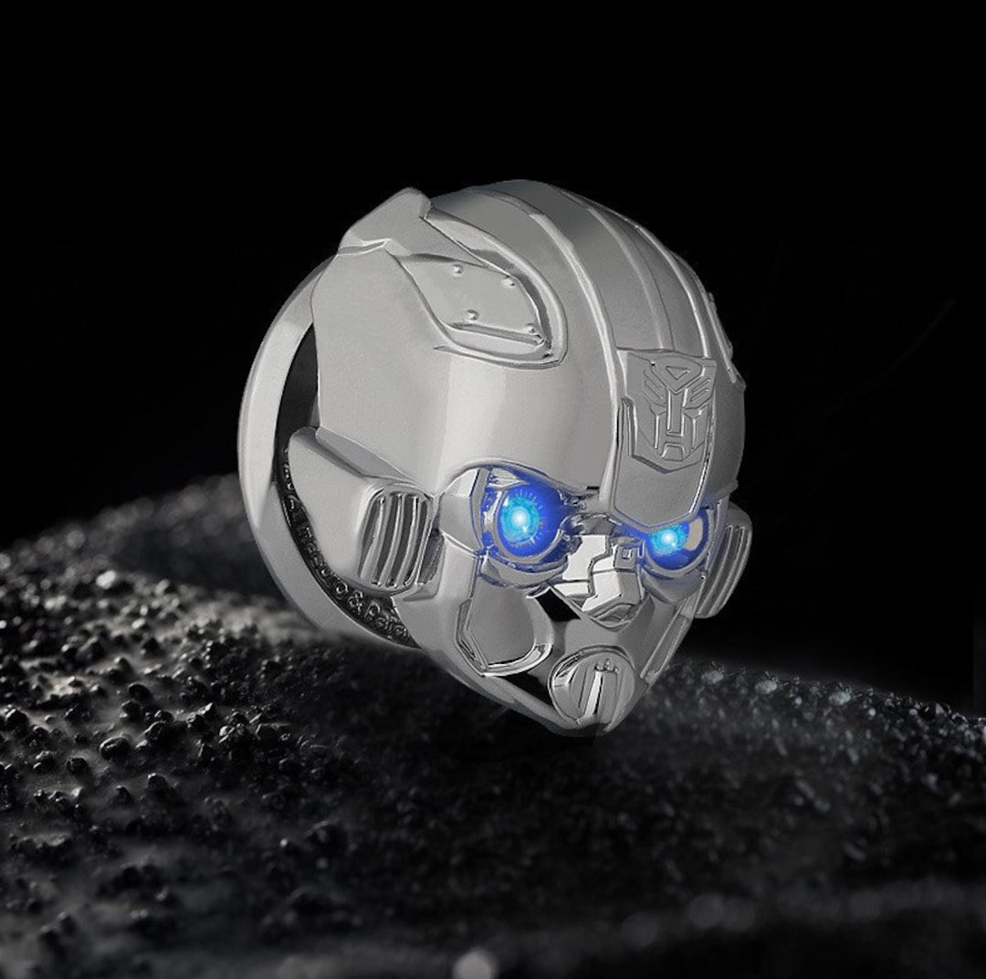 Bumblebee Transformer Robot Alloy Push Start Stop Button Cover ...