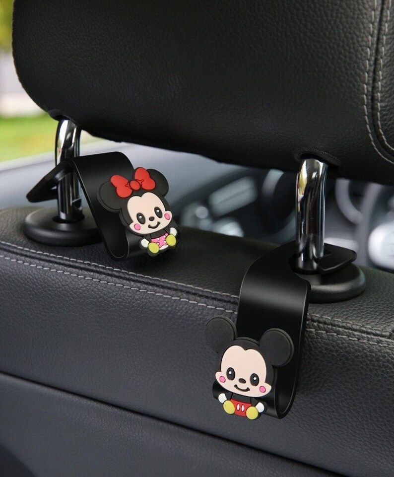 Mickey Mouse and Minnie Mouse Car Hook, Car Seat Back Hook, Car Hook ...