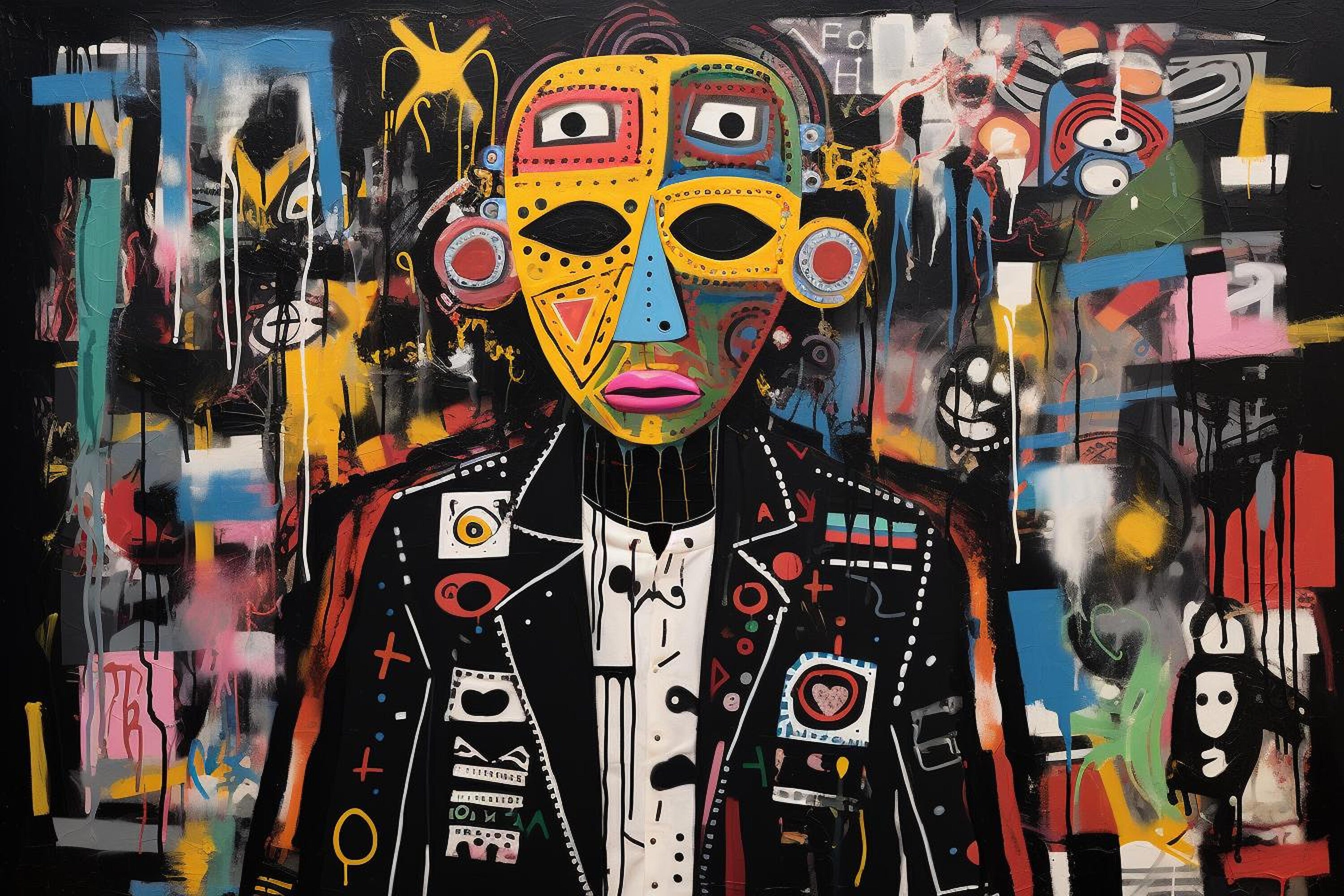 Basquiat, Jean-michel Basquiat Style, Abstract Art, Geometric Art, Neo ...
