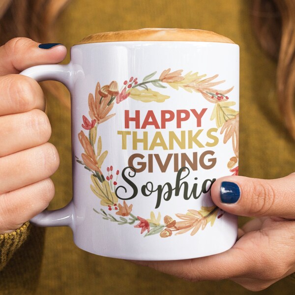 Thanksgiving Mug - Etsy