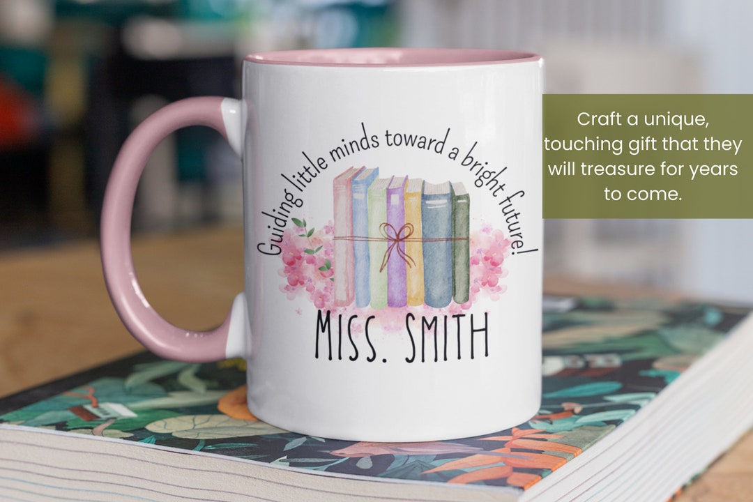 Teacher Appreciation Gift, Personalized Teacher Coffee Mug, Thank You ...