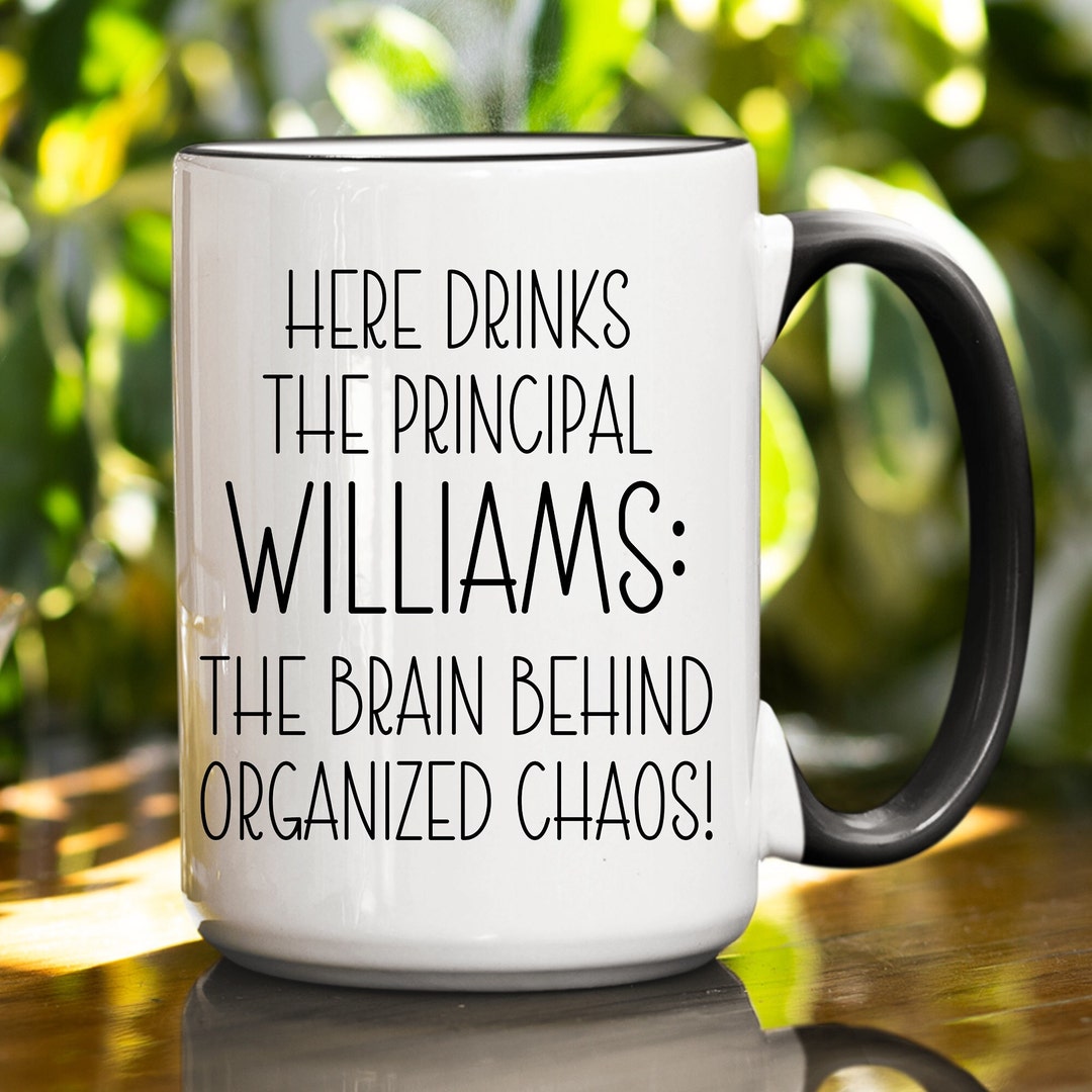 Custom School Principal Mug, Custom Principal Gift,school Principal ...