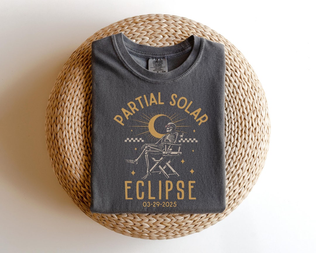 Partial Solar Eclipse 2025 T-shirt Eclipse T-shirt Total Solar Eclipse ...