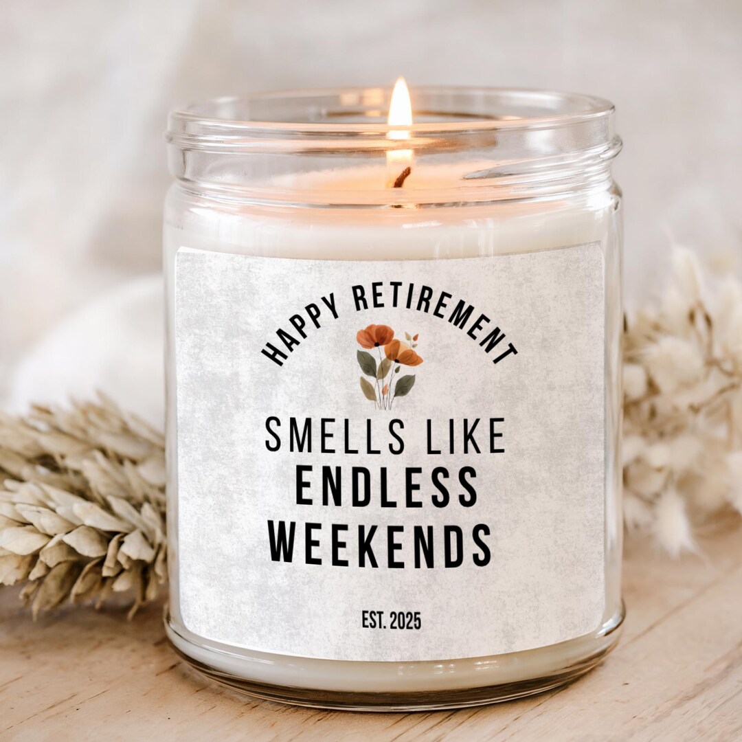Retirement Gift, Smells Like It's Not My Problem, Funny Candle, Retired ...