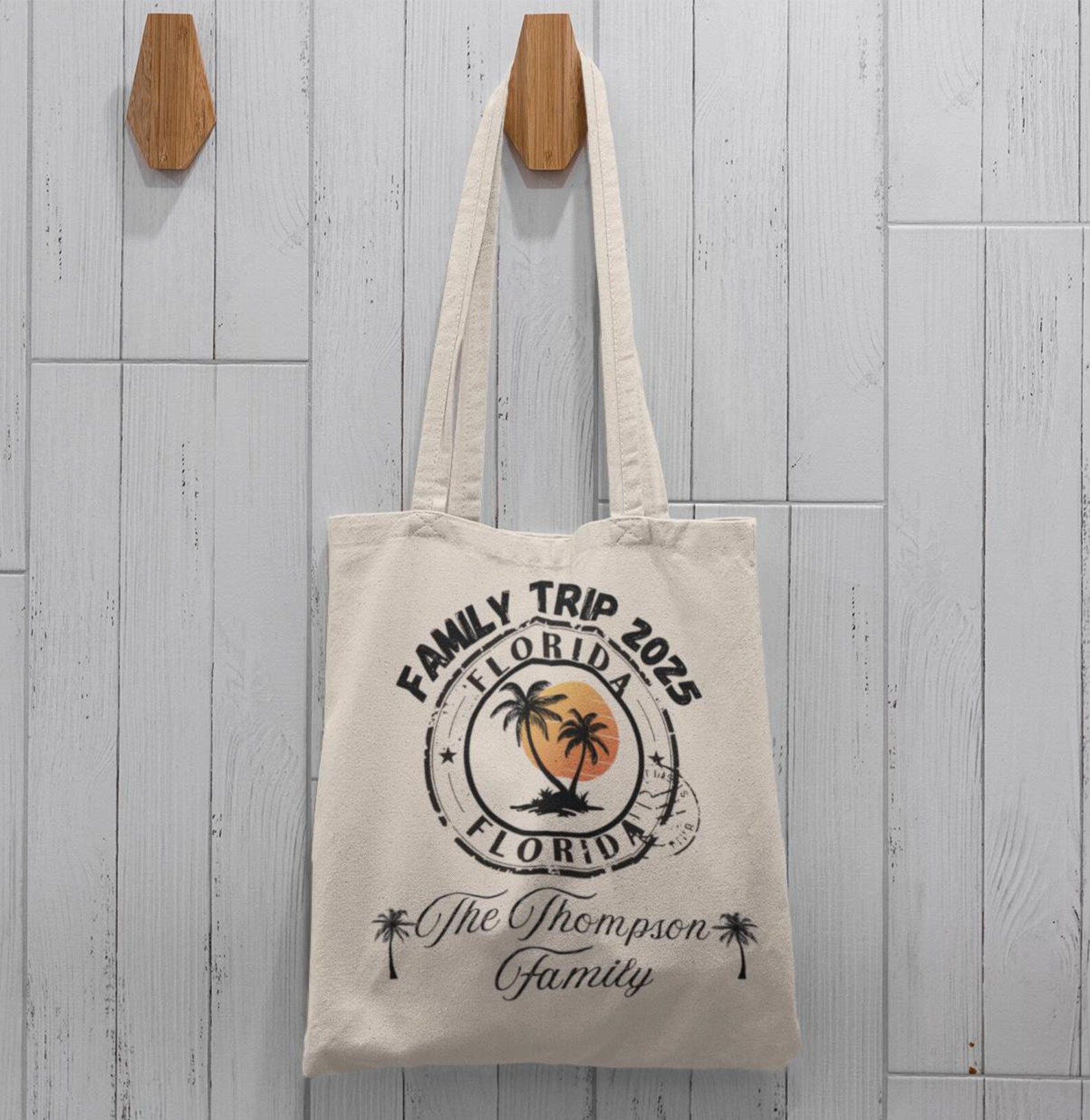 Personalized Family Vacation Bag 2025, 2025 Family Trip Tote Bag ...