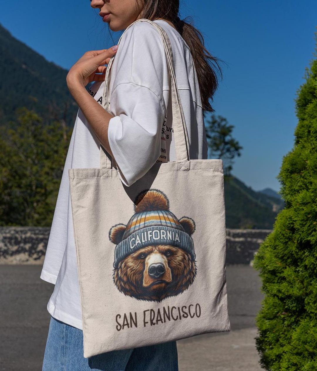 Personalized City Name California Bag, San Francisco Tote Bag, Los ...