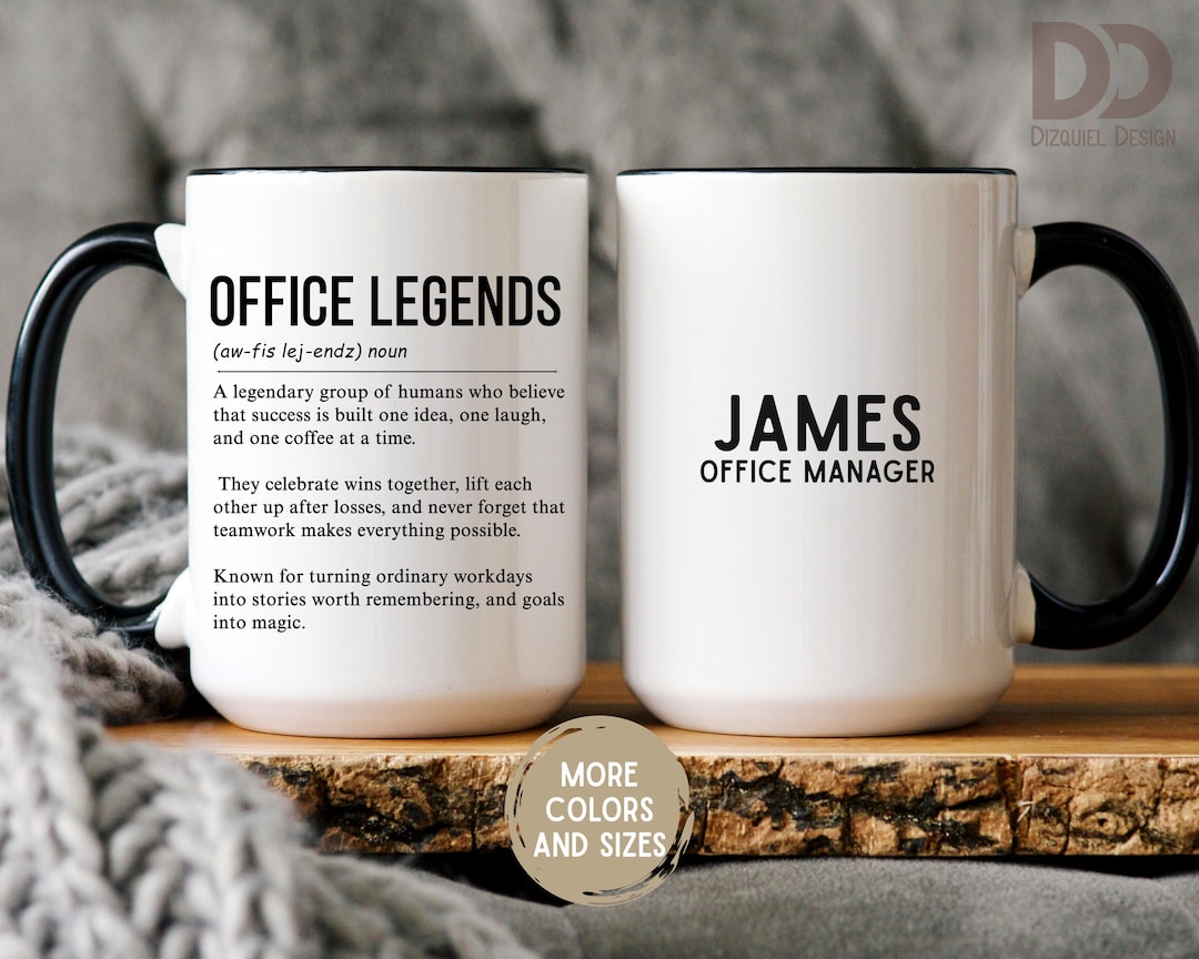 Office Legends Mug, Funny Office Gift, Coworker Appreciation Mug, Team ...