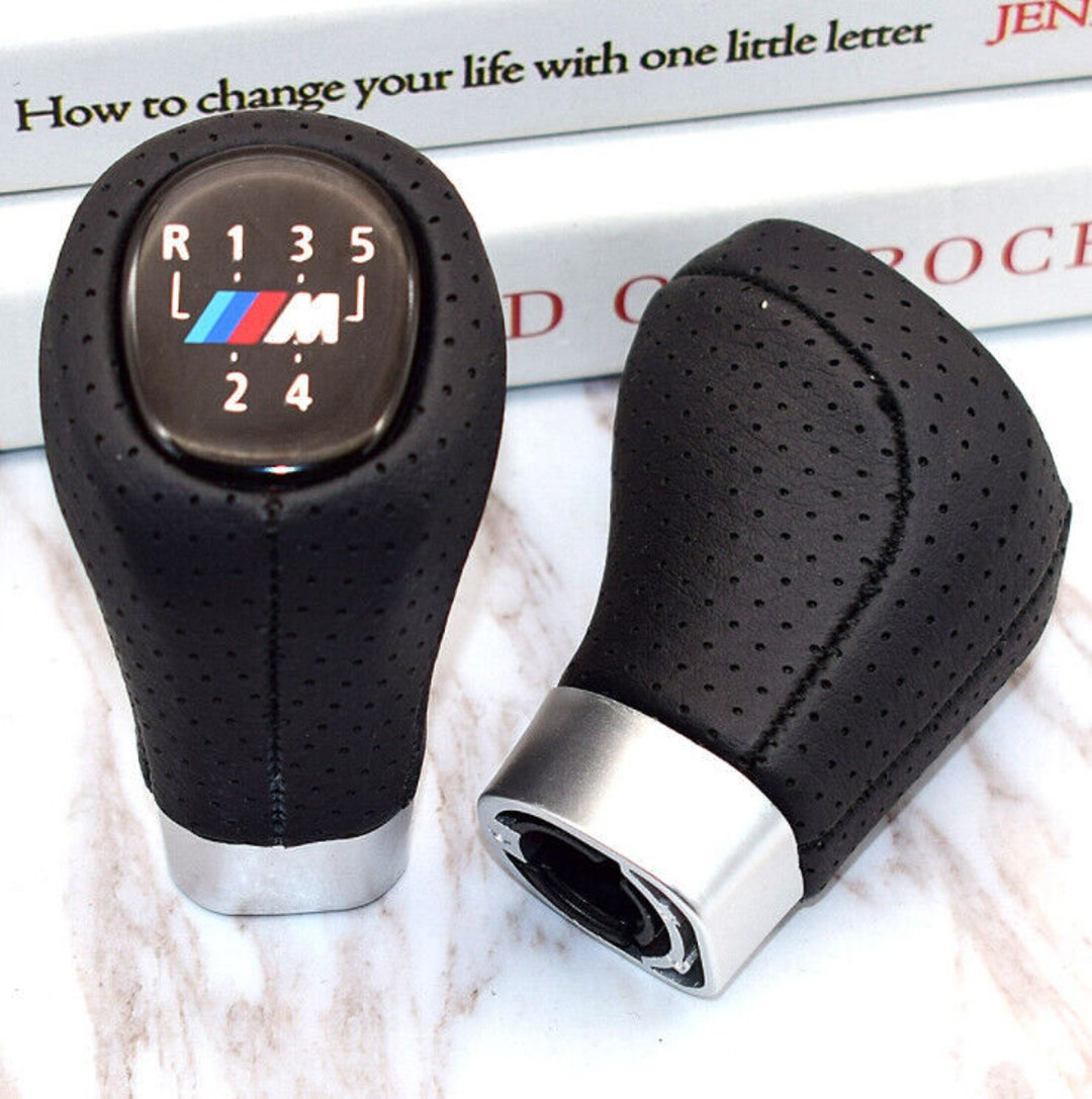 5 Speed Car Manual Stick Gear Shift Knob for BMW E34 E36 E39 E46 Black ...