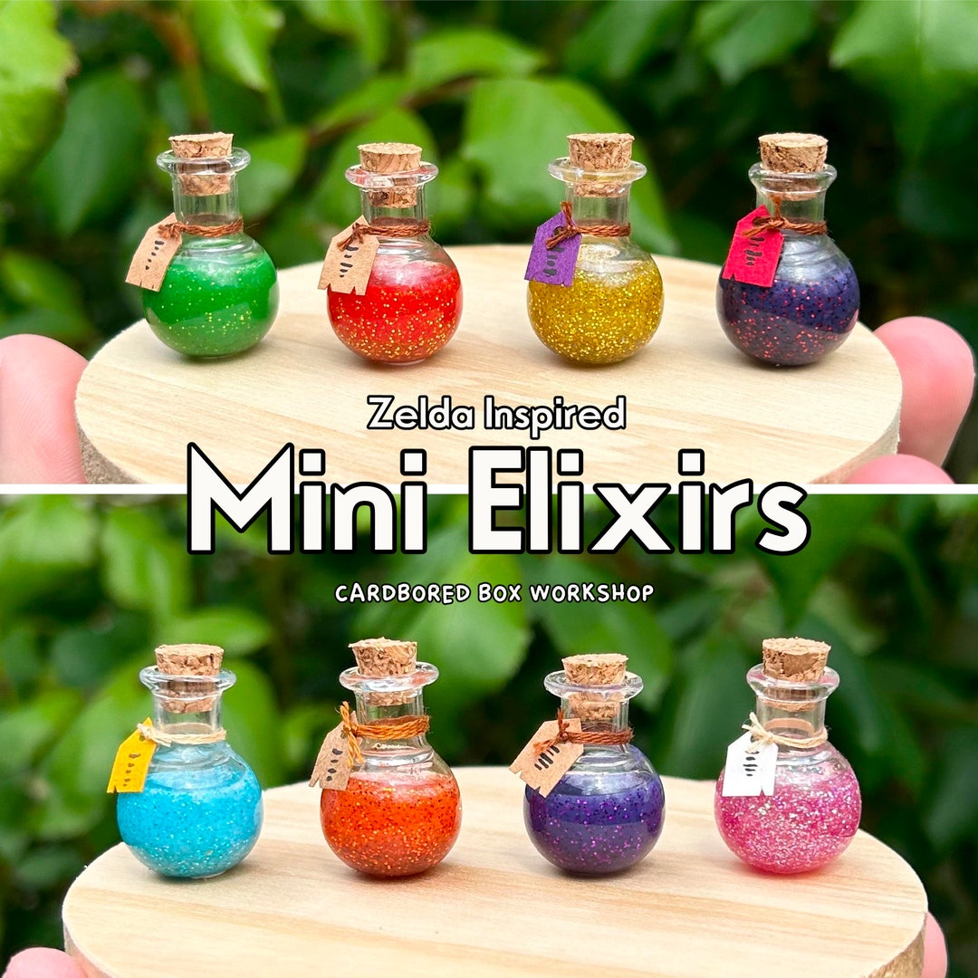 Legend of Zelda Inspired Miniature Elixirs - Breath of the Wild, Tears ...