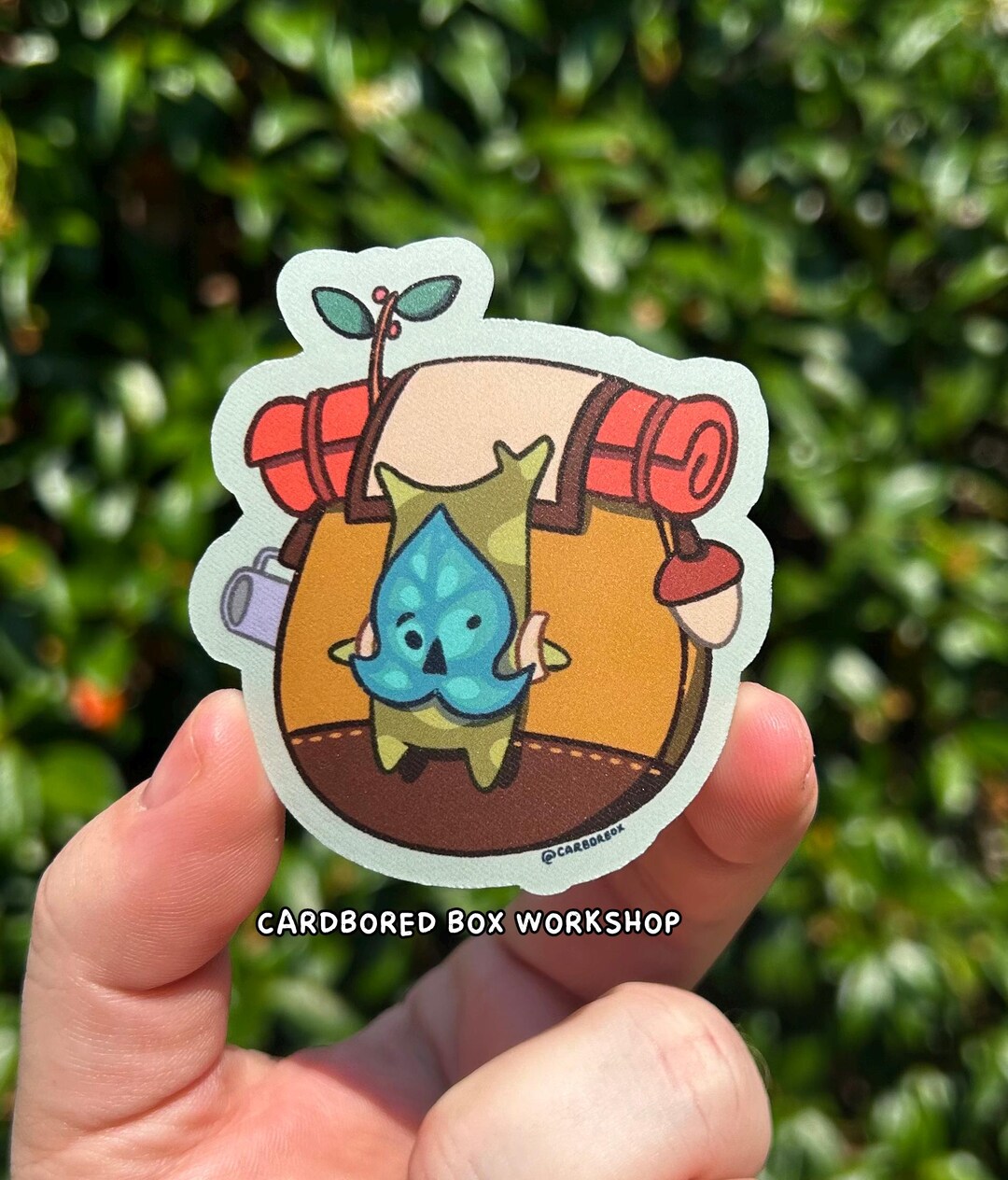 Backpack Korok Vinyl Sticker Water Resistant, UV Resistant Matte ...