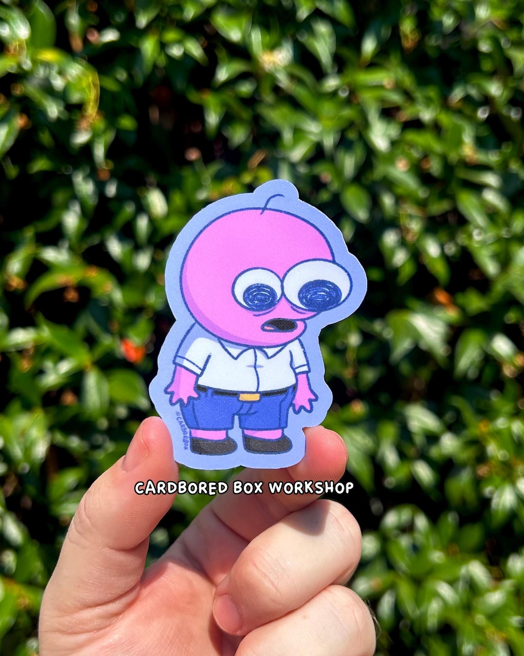 Pim Smiling Friends Vinyl Sticker - Water Resistant, UV Resistant ...
