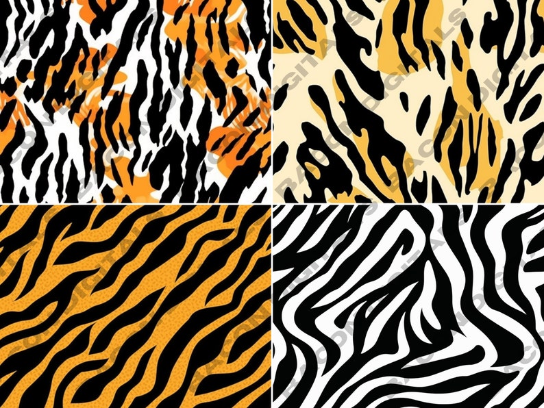 Seamless Animal Prints Digital Download Commercial Use - Etsy