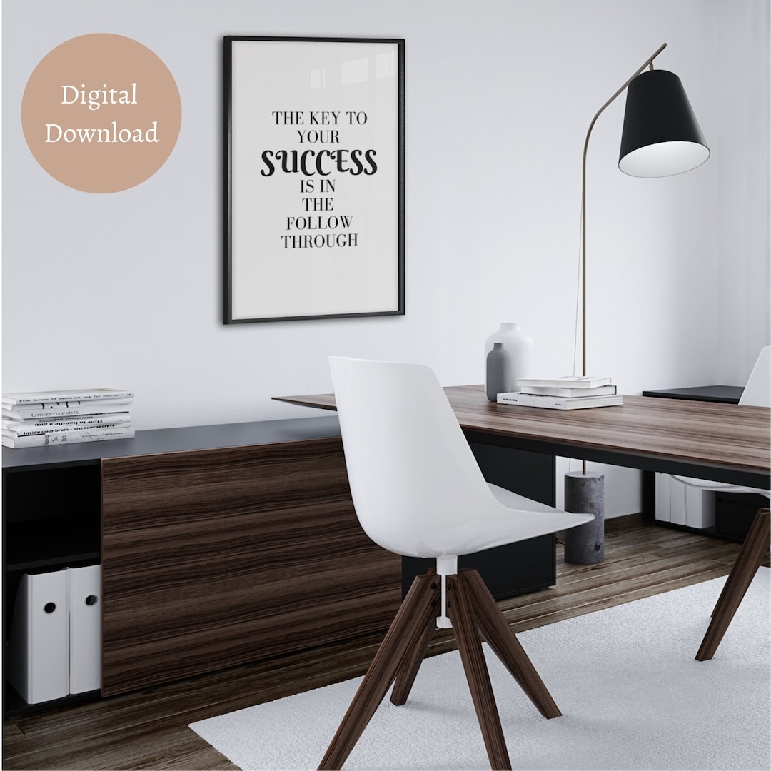 Key to Success Wall Art - Etsy