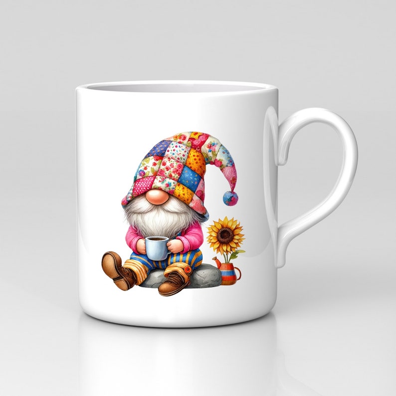 Watercolor Spring Gnomes Clipart Bundle, Flowers Gnomes PNG, Cute Gnome ...