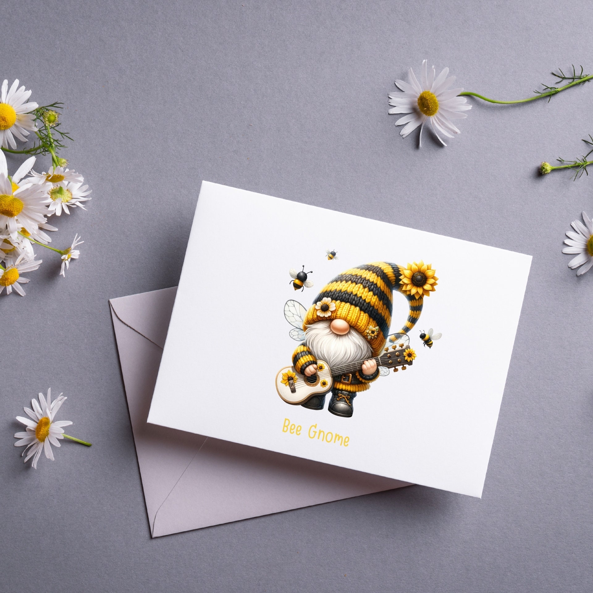 Watercolor Bee Gnome Clipart Bundle, Gnome Clipart, Spring Gnome Png ...