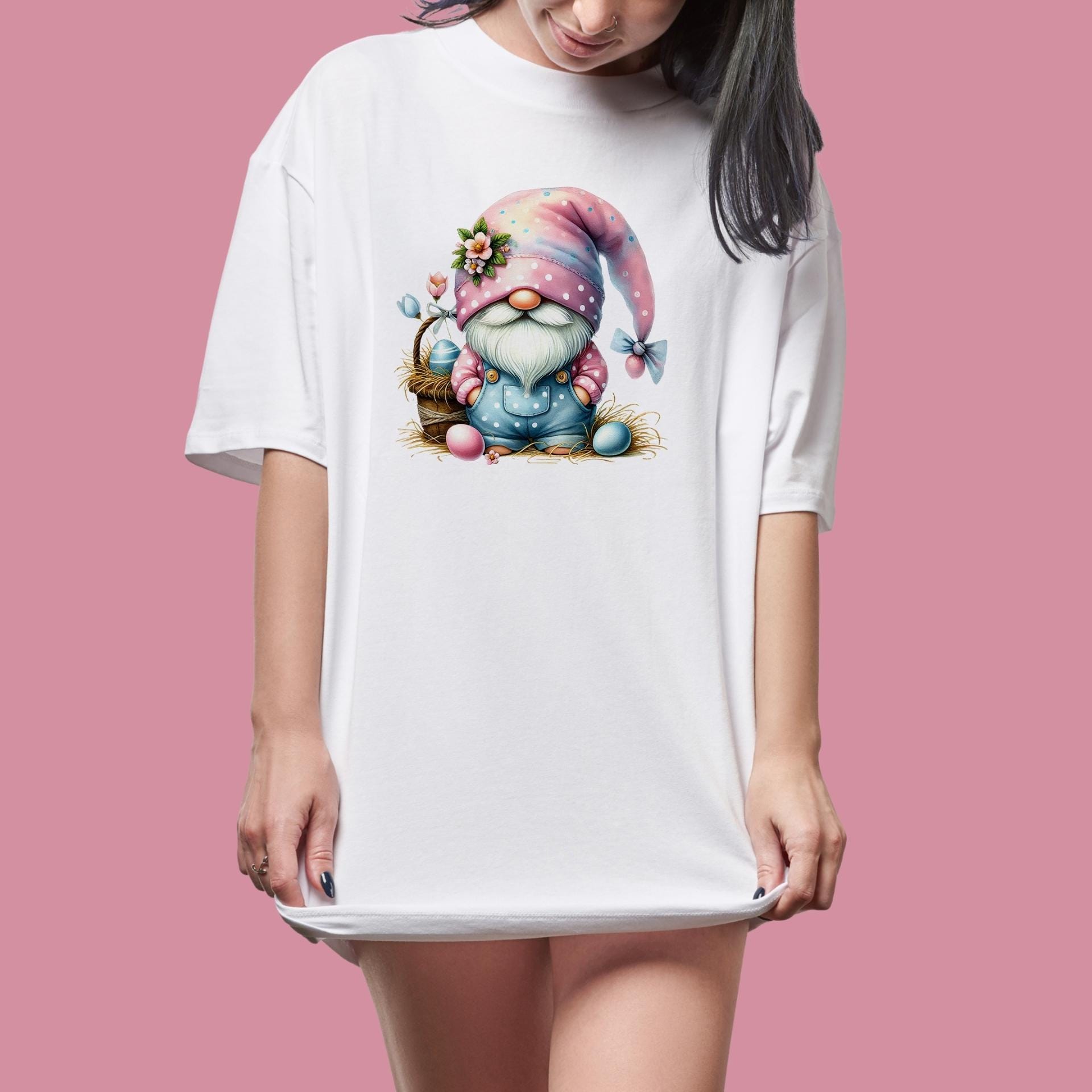 Watercolor Easter Gnome Clipart Bundle, Garden Clipart, Spring Gnome ...