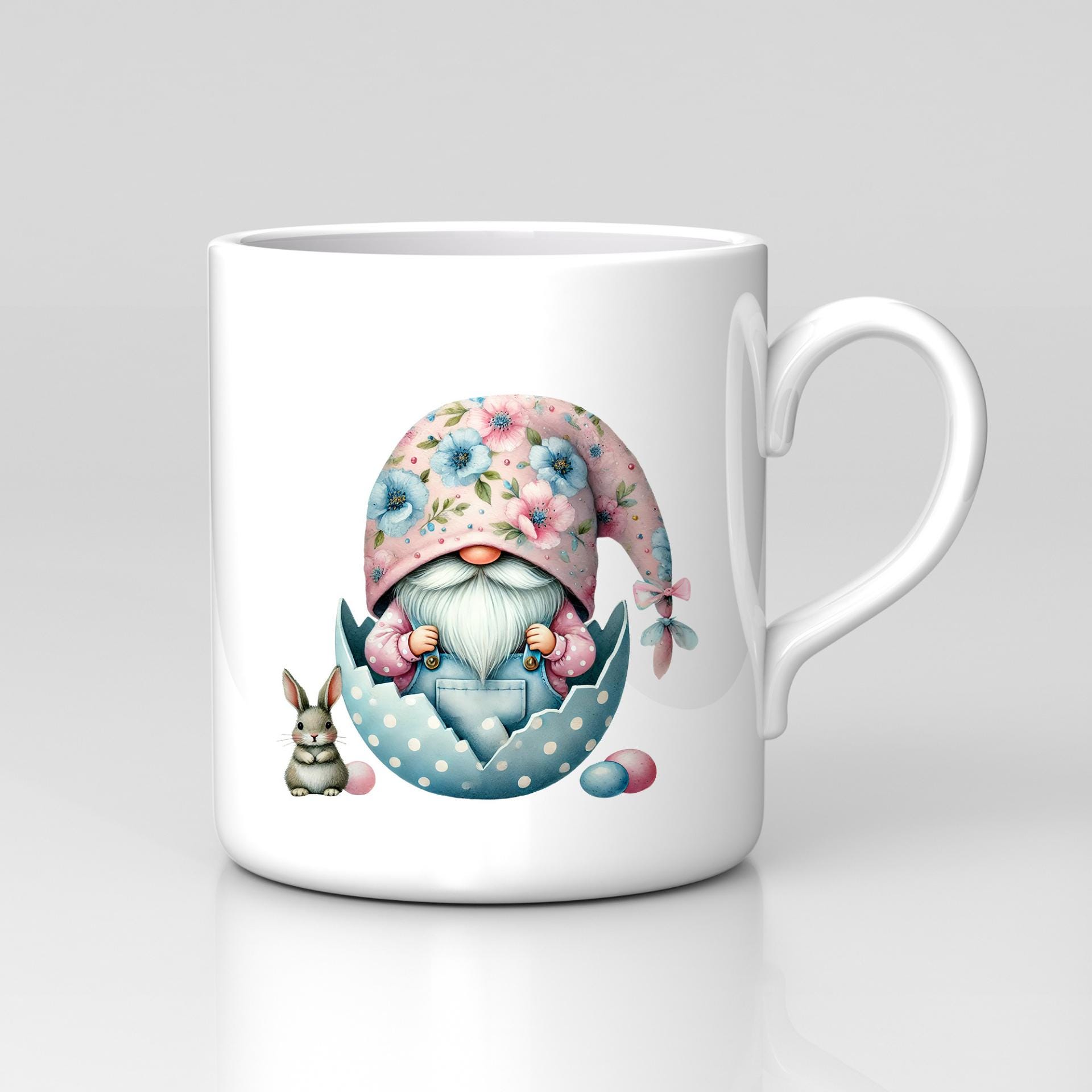 Watercolor Easter Gnome Clipart Bundle: Spring PNG Graphics (digital ...