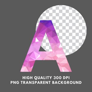 Alphabet Polygon SVG, Geometric, Polygon Letters and Numbers Clipart ...