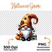 Watercolor Halloween Gnome Clipart: Pumpkin PNG (digital Download) - Etsy