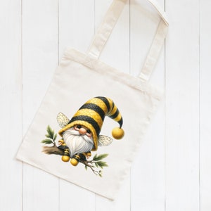 Watercolor Bee Gnome Clipart Png, Honey Bee Gnomes PNG, Watercolor ...