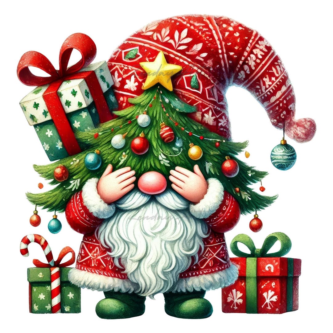 Christmas Gnomes Clipart Bundle, Gnomes Shirt PNG, Merry Christmas PNG ...